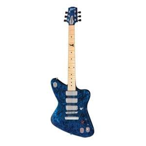 Gibson Firebird X Bluevolution RBFBXBECHP Blue Swirl Electric Guitar ...