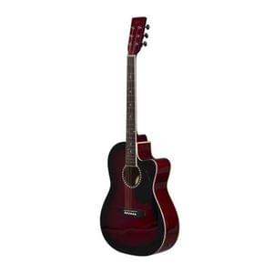 Kaps ST 10AC 6 Strings Right Handed - Red Wine Acoustic Guitar | DevMusical