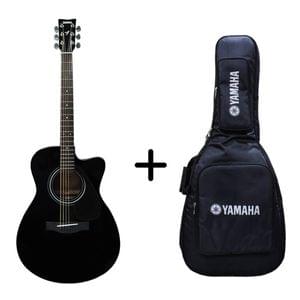 Yamaha FS80C Black Acoustic Guitar with Gig Bag Combo Package| DevMusical